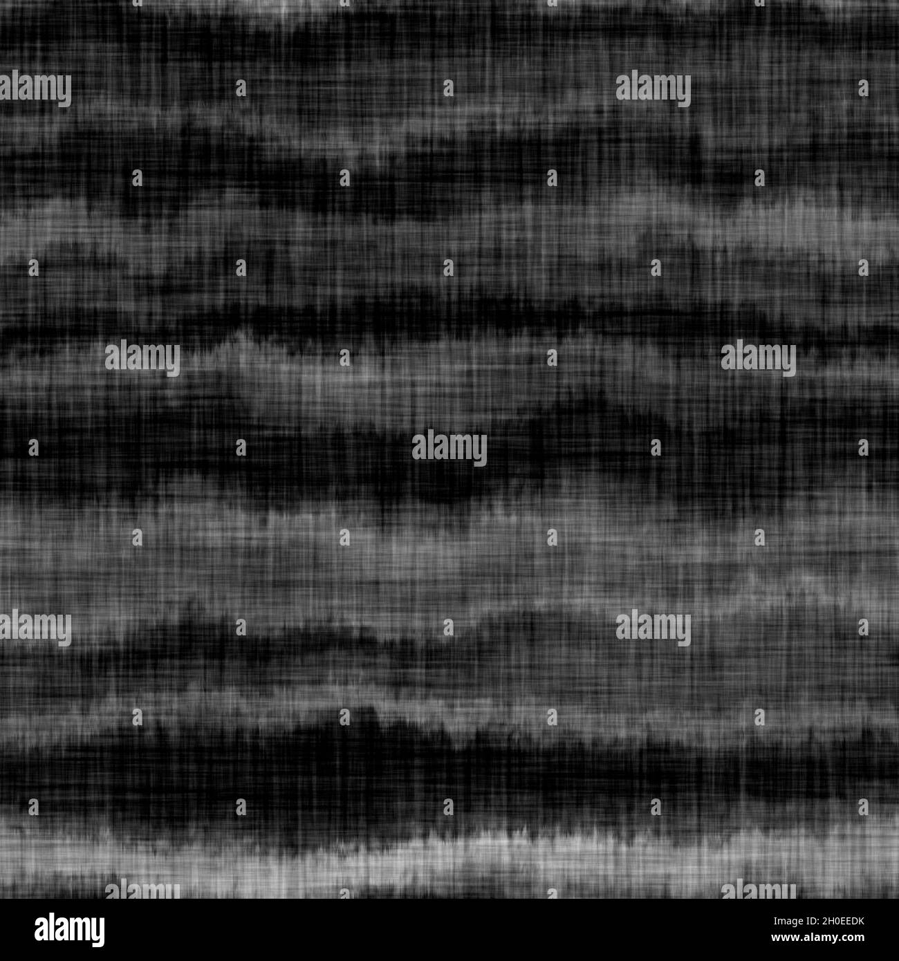 Seamless black white woven cloth stripe linen texture. Two tone ...