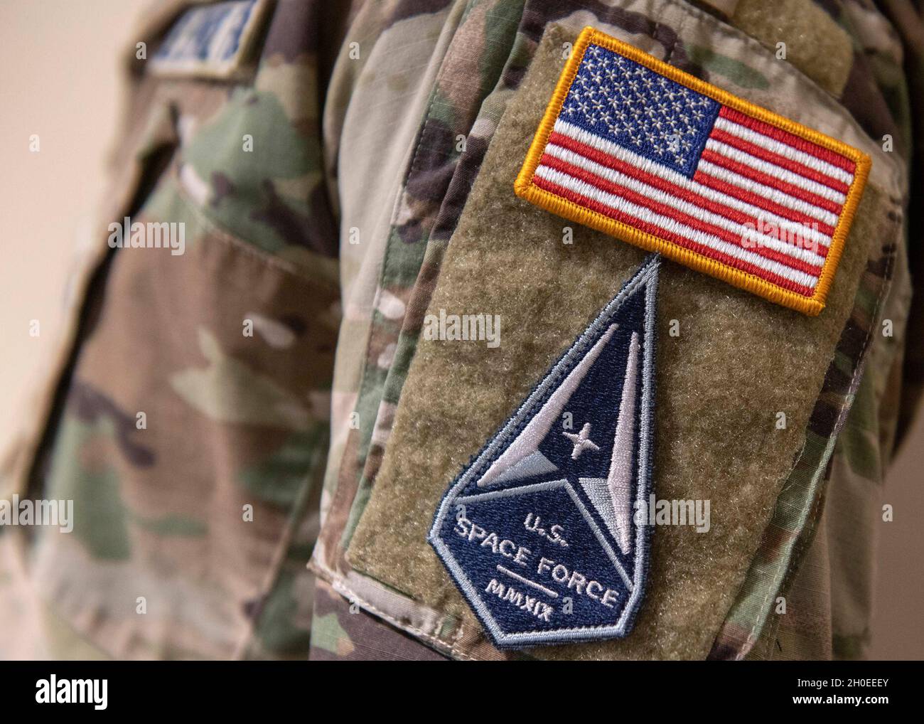 U.S. Space Force Master Sgt. Eric Frass, a Professional Military Education instructor assigned ...