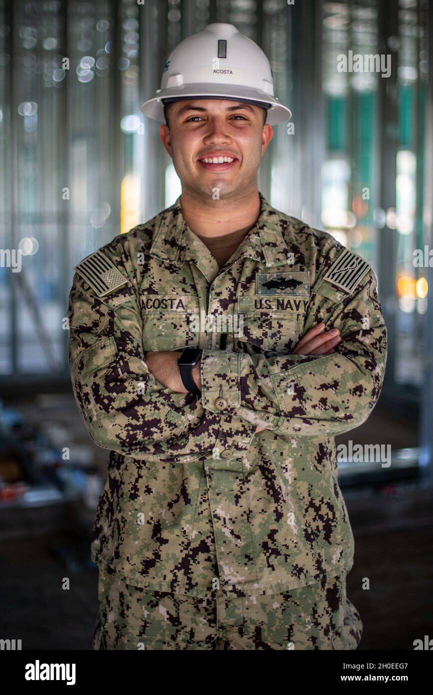 Lt. j.g. Alex Acosta, a construction manager with Camp Pendleton ...