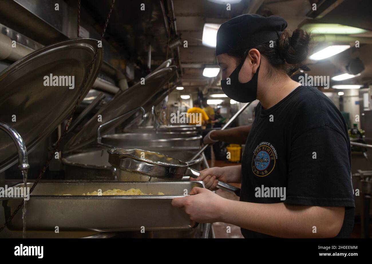 210211-N-EB640-1009 PHILIPPINE SEA (Feb. 11, 2021) Culinary Specialist ...