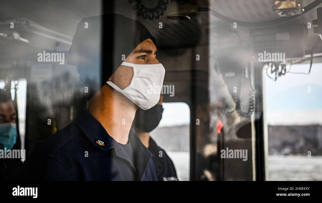 Coast Guard Petty Officer Kyle Hooten, a Boatswains Mate on Coast Guard ...