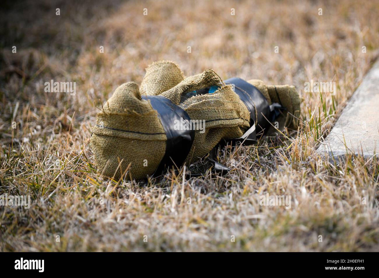 CAMP HUMPHREYS, Republic of Korea - A simulated explosive device used ...