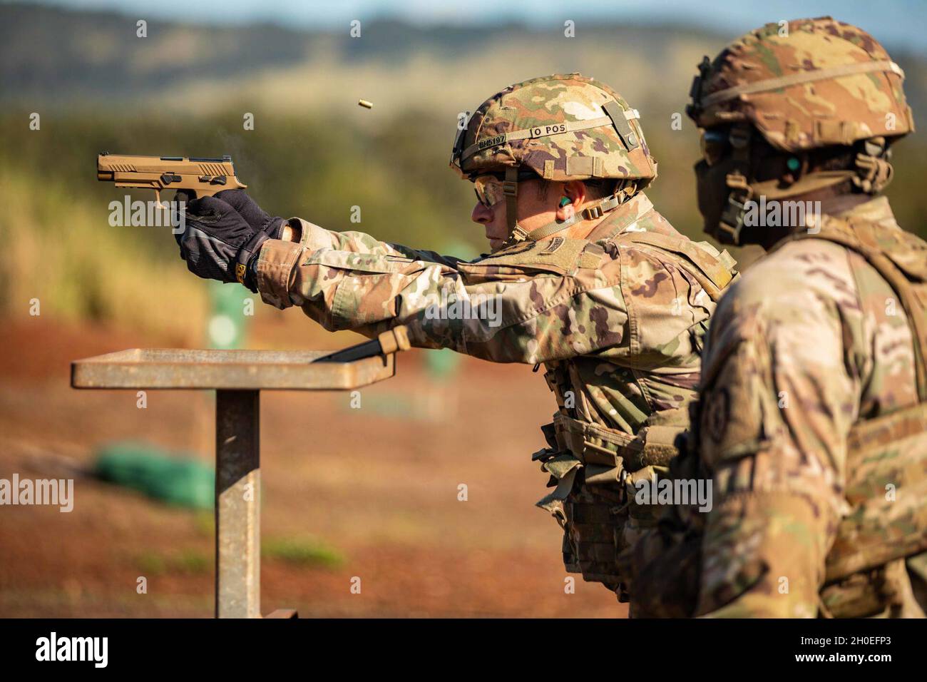 Maj. Blake Hallowell from Headquarters and Headquarters Company, 3rd ...
