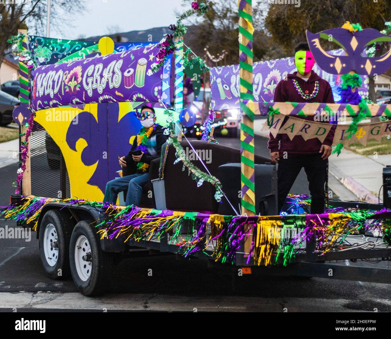 Placing second in the parade decorations contest was the 80th TASS ...