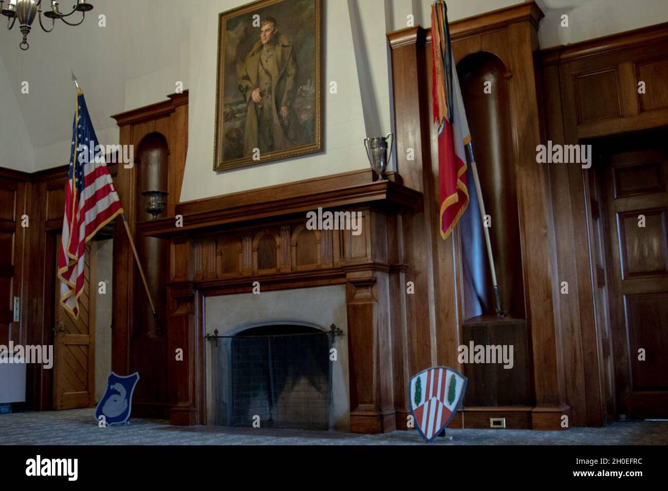 The hearth of the Harlem Hellfighters from World War I, recently ...