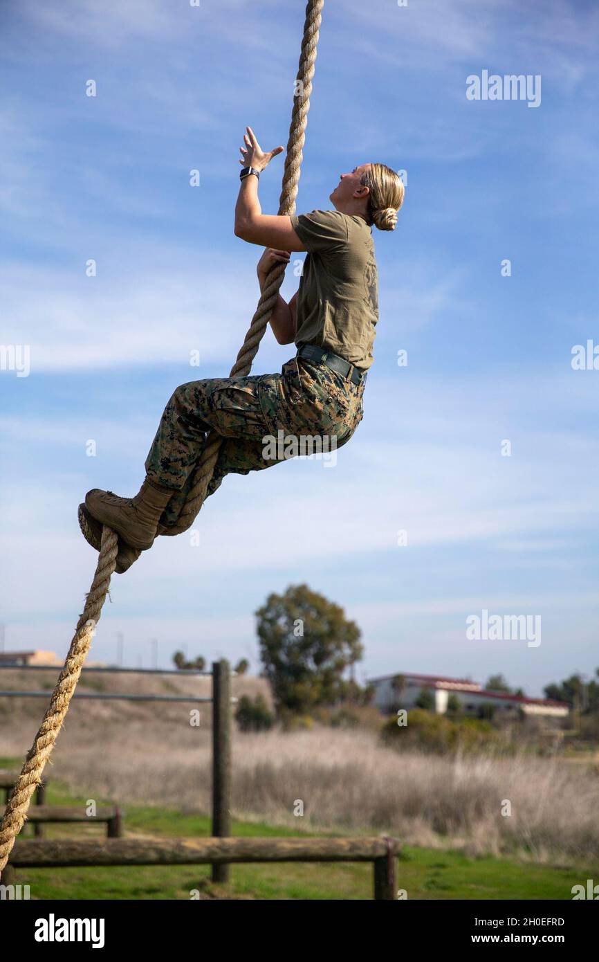 U.S. Marine 2nd Lt. Riley Compton, the logistics officer for Marine ...