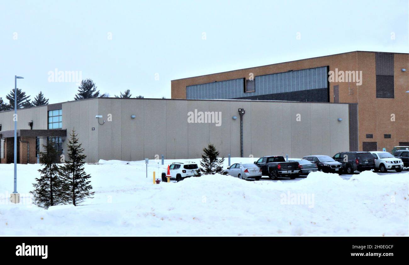 The Central Issue Facility (CIF) is shown Feb. 11, 2021, at Fort McCoy ...