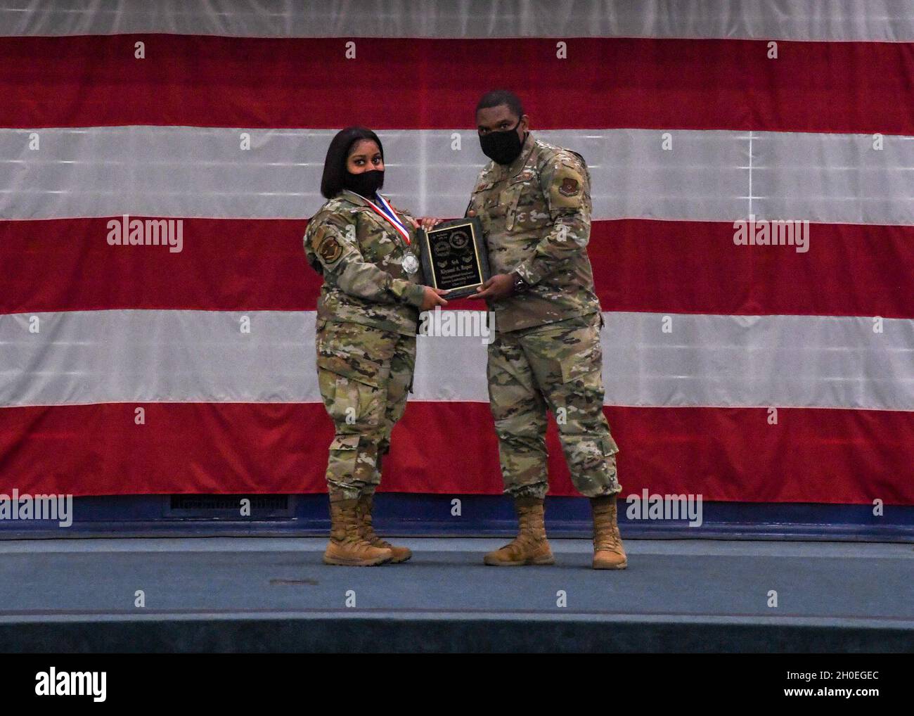 Graduates from Airman Leadership School Class 21-2 receive awards ...