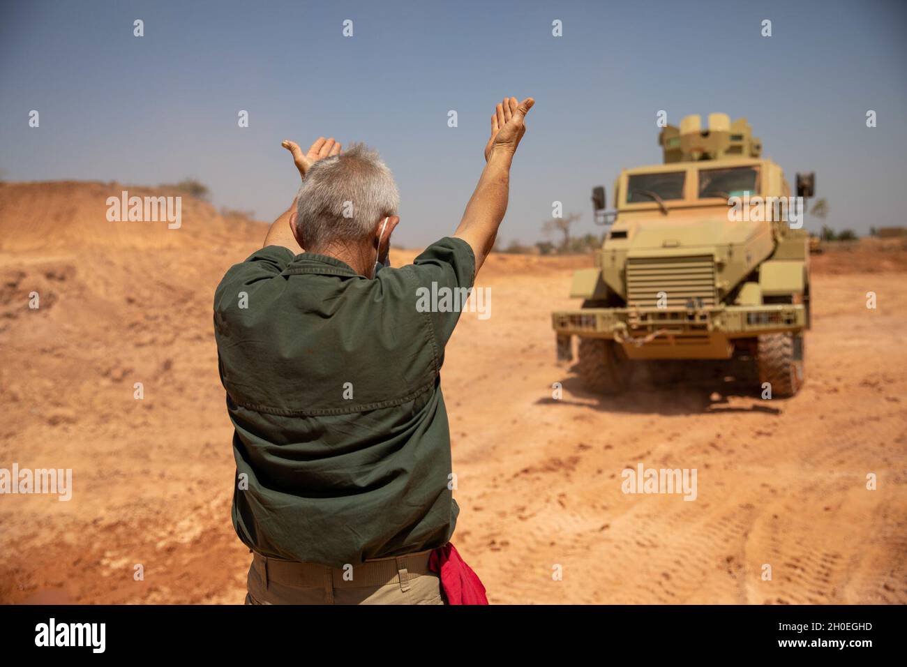 Members of the Army of Burkina Faso test drive new Puma M26-15’s on ...