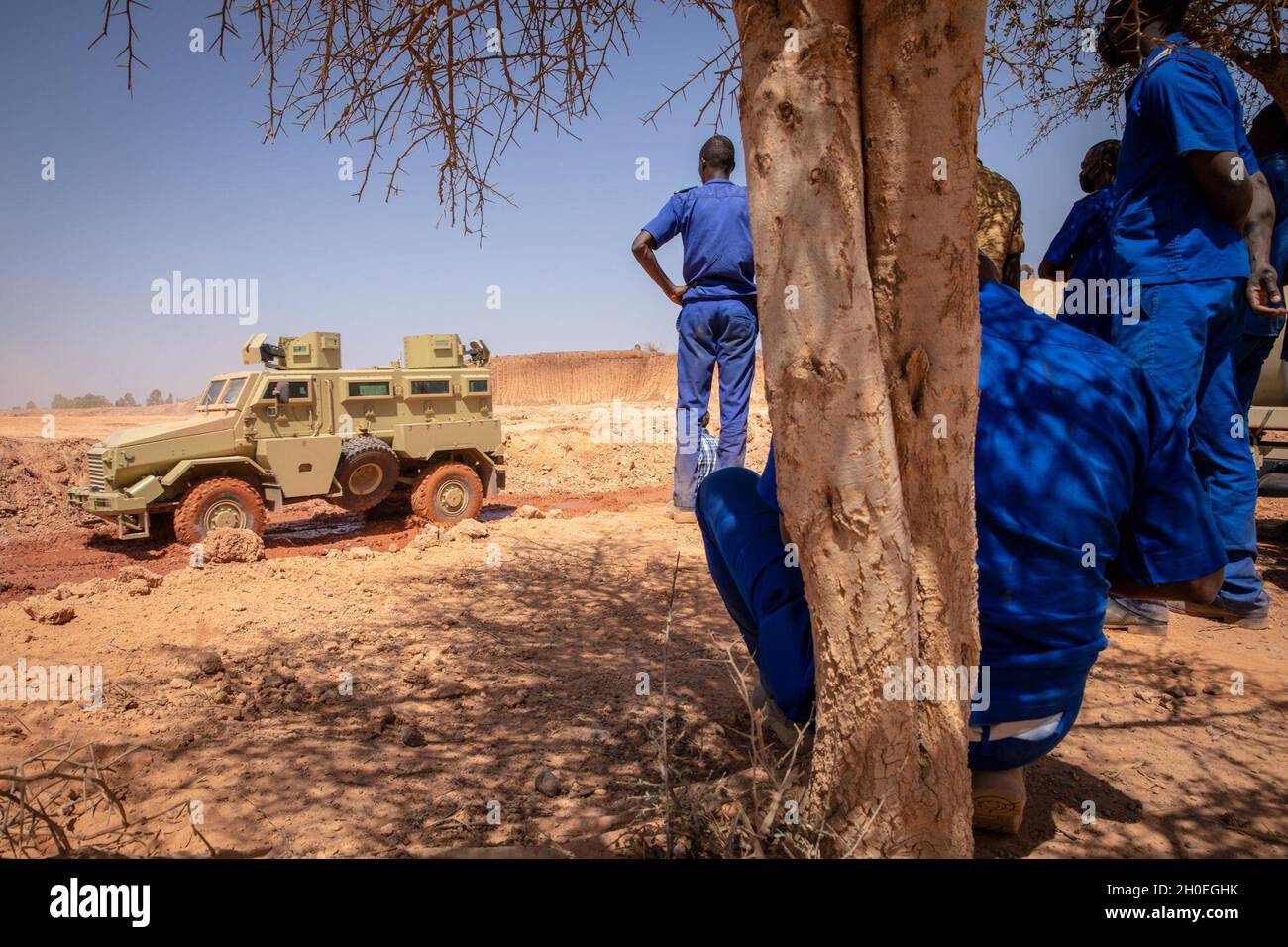 Three Puma M26-15s’ are delivered to Burkinabe Forces on Camp Loumbila ...