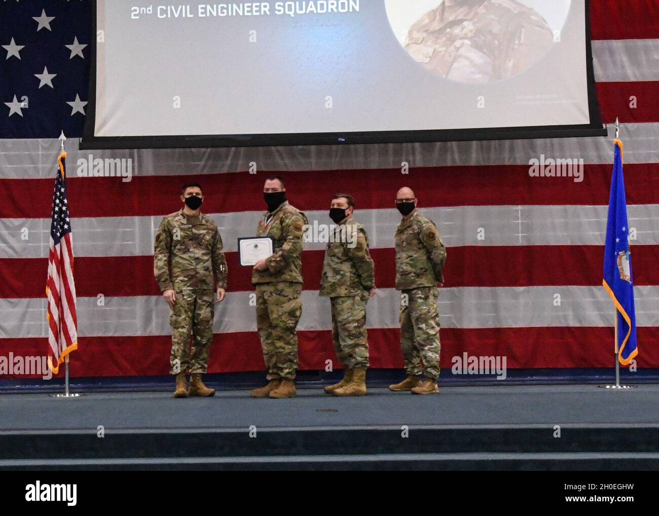 Graduates from Airman Leadership School Class 21-2 receive awards ...