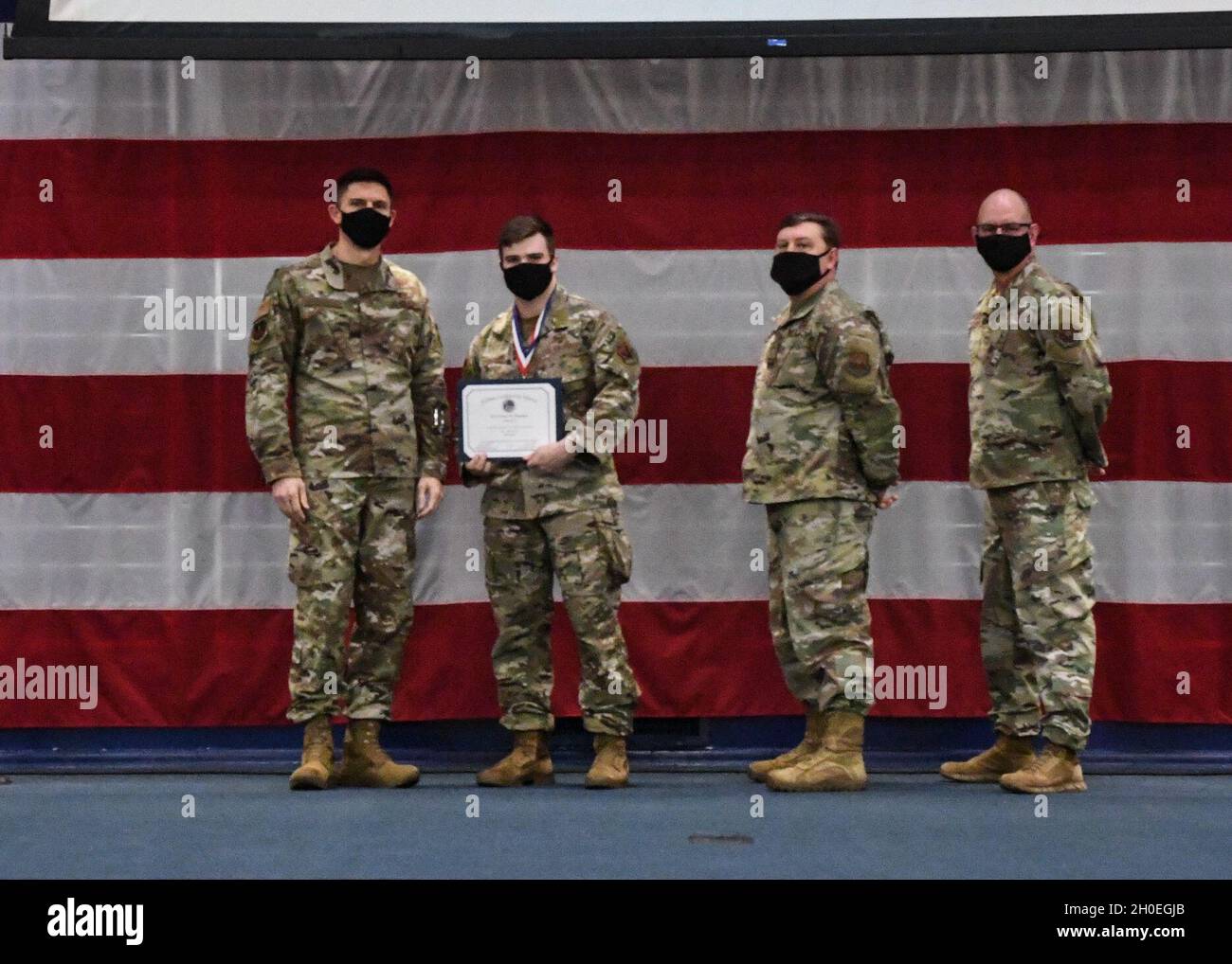 Graduates from Airman Leadership School Class 21-2 receive awards ...