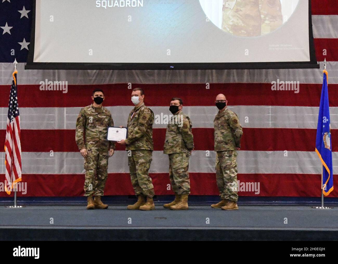 Graduates from Airman Leadership School Class 21-2 receive awards ...