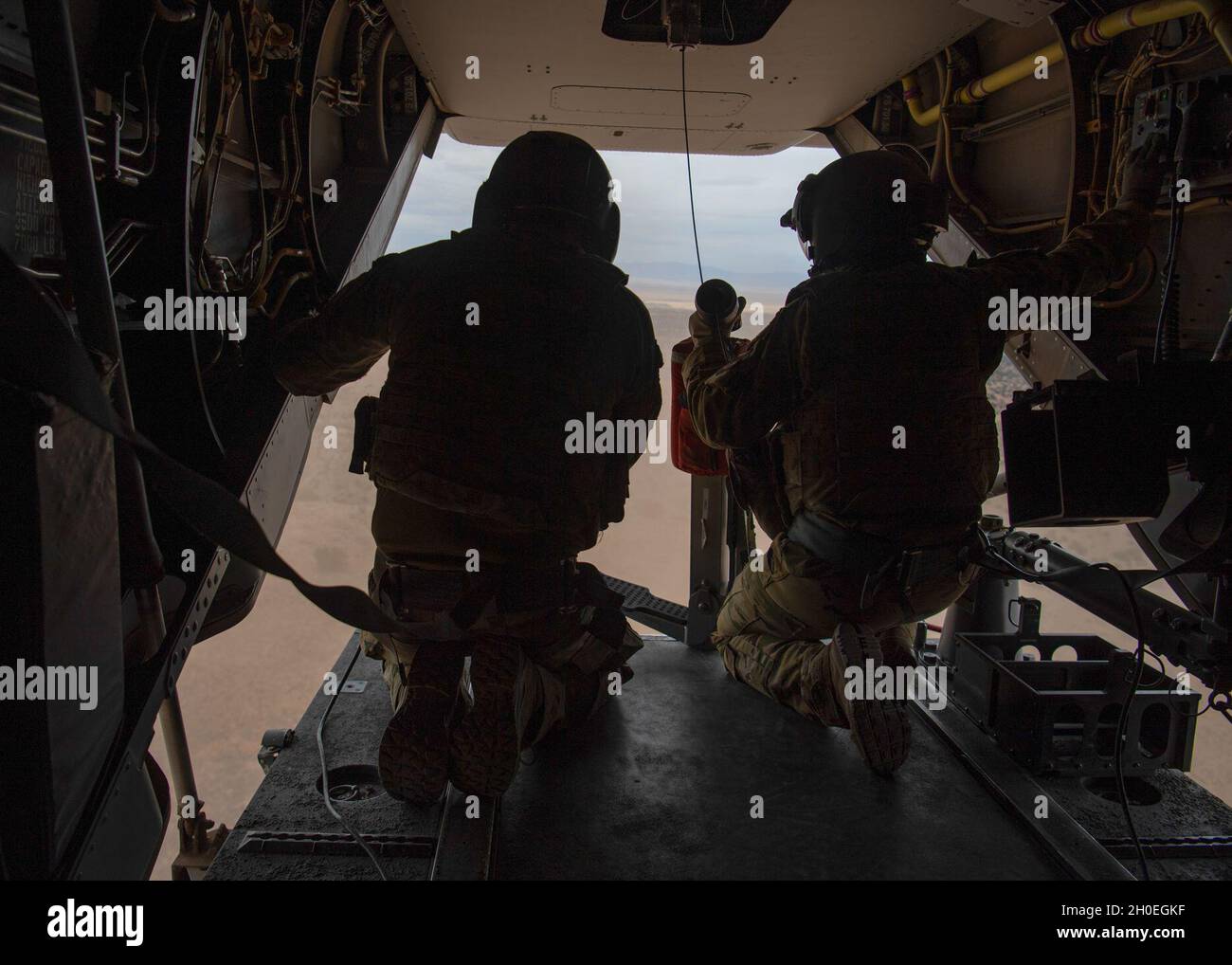 U.S. Air Force Tech. Sgt. Eric J. Denman, left, 71st Special Operations ...