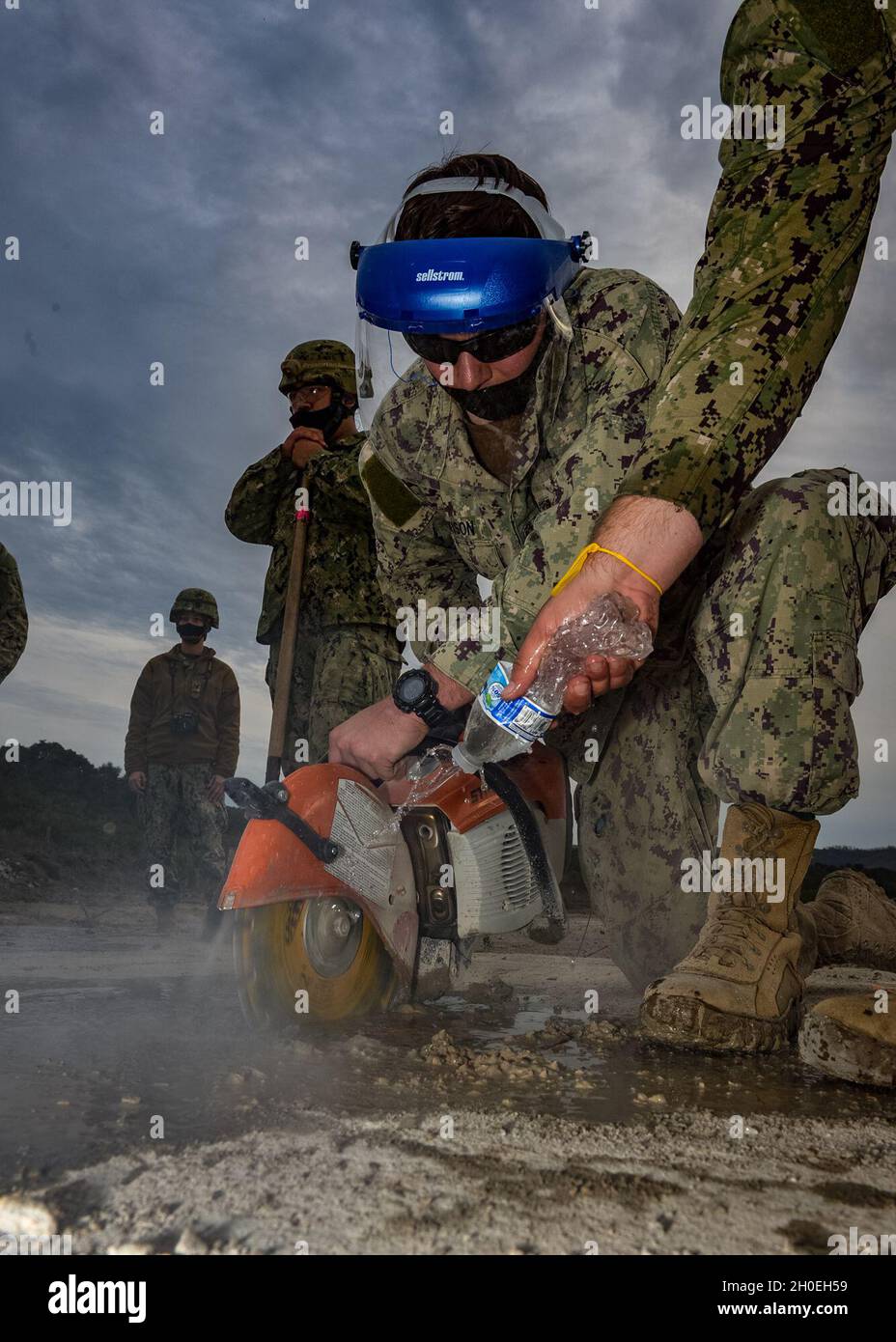 Vandenberg Air Force Base, CA - Pacific Fleet Seabees from Naval Mobile ...