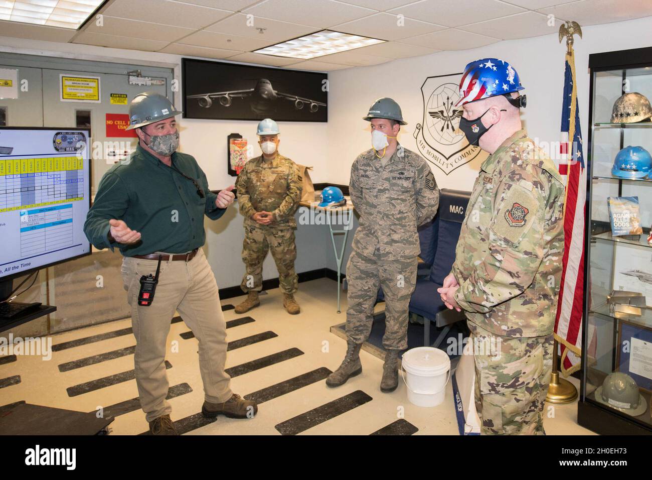 John Grein, 436th Maintenance Squadron isochronal inspection dock chief ...