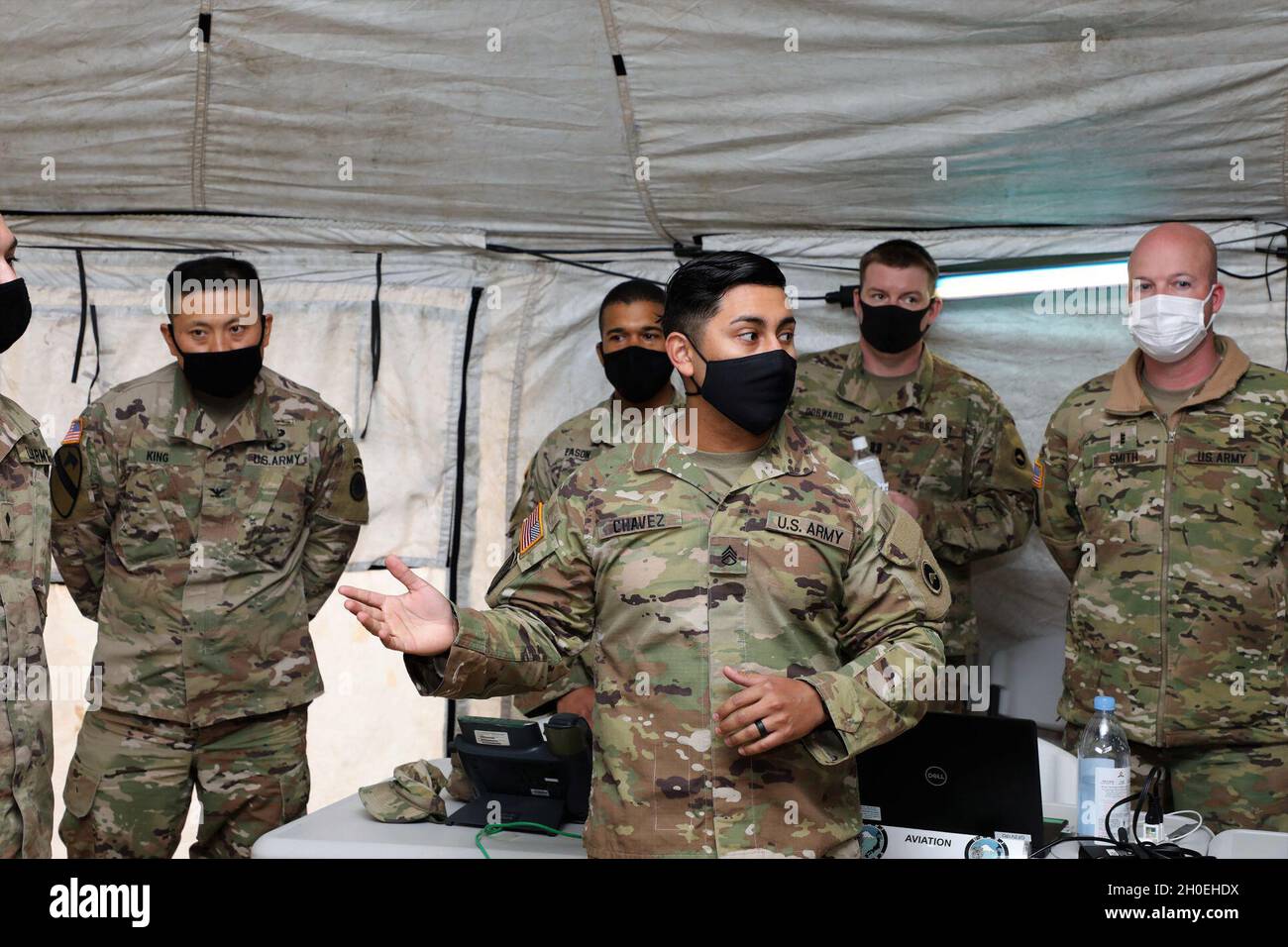 Staff Sgt. Eric Chavez, U.S. Army Japan G6 cable systems installer ...