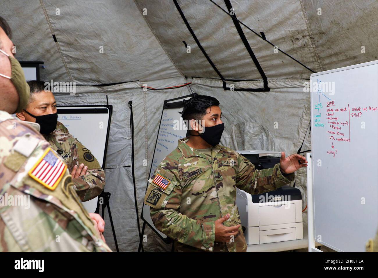 Staff Sgt. Eric Chavez, U.S. Army Japan G6 cable systems installer ...