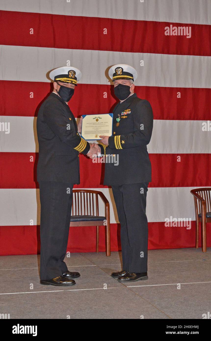 210212-N-HN101-031 - Capt. Harold Cole, commanding officer, Navy Cyber ...