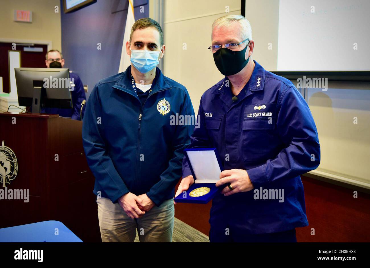 WASHINGTON D.C. (Feb. 12, 2021) — Vice Adm. Steven D. Poulin, U.S Coast Guard Atlantic Area ...