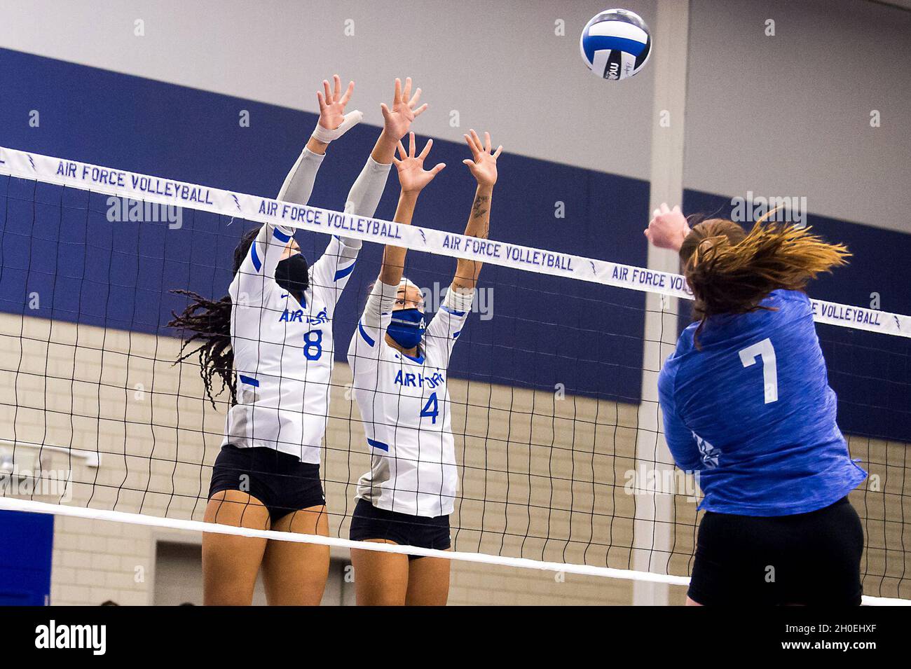 U.S. Air Force Academy -- Air Force's Aaryn Scires and Cambria Galloway ...