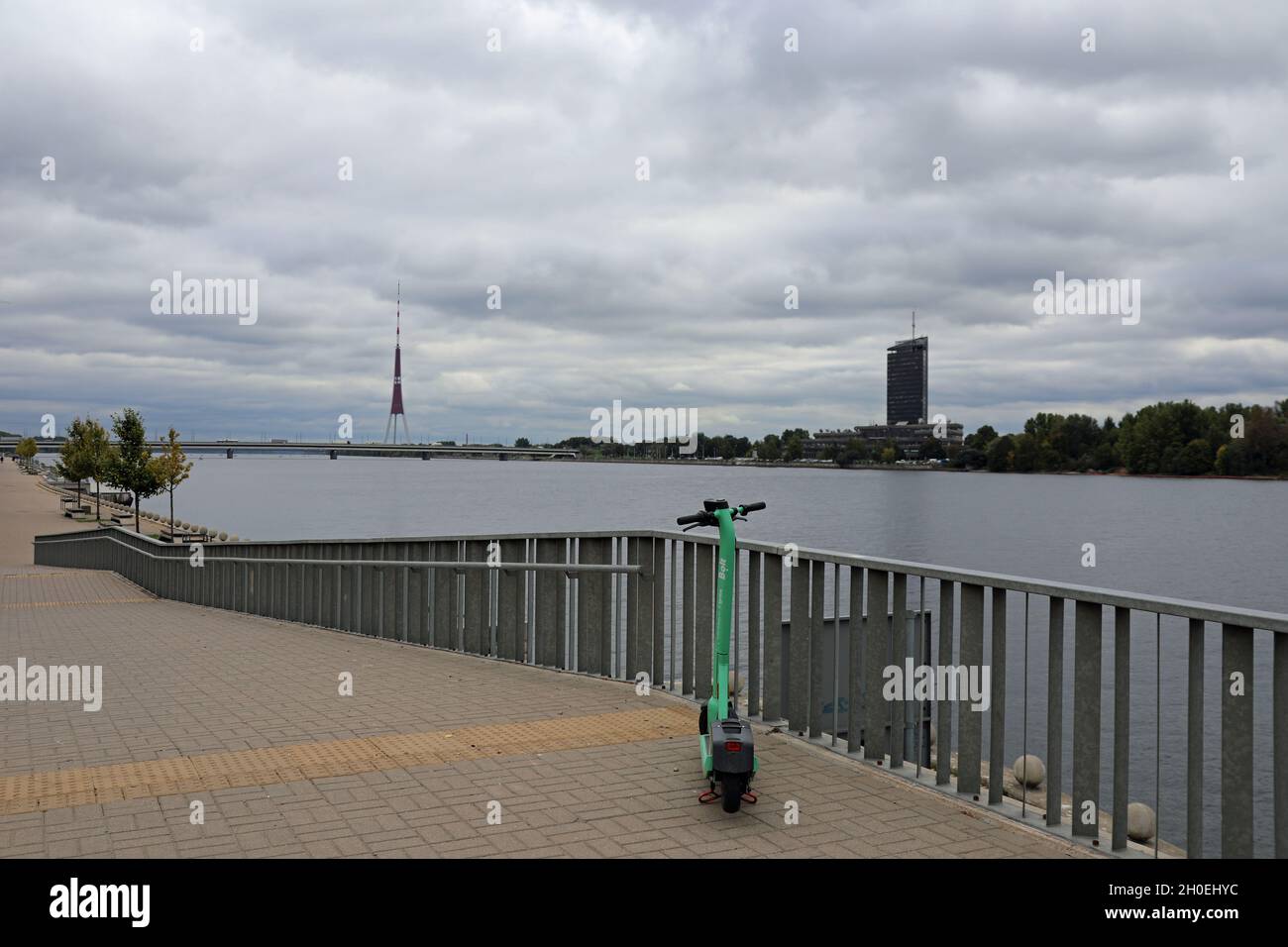 Bolt e-scooter in Riga Stock Photo - Alamy