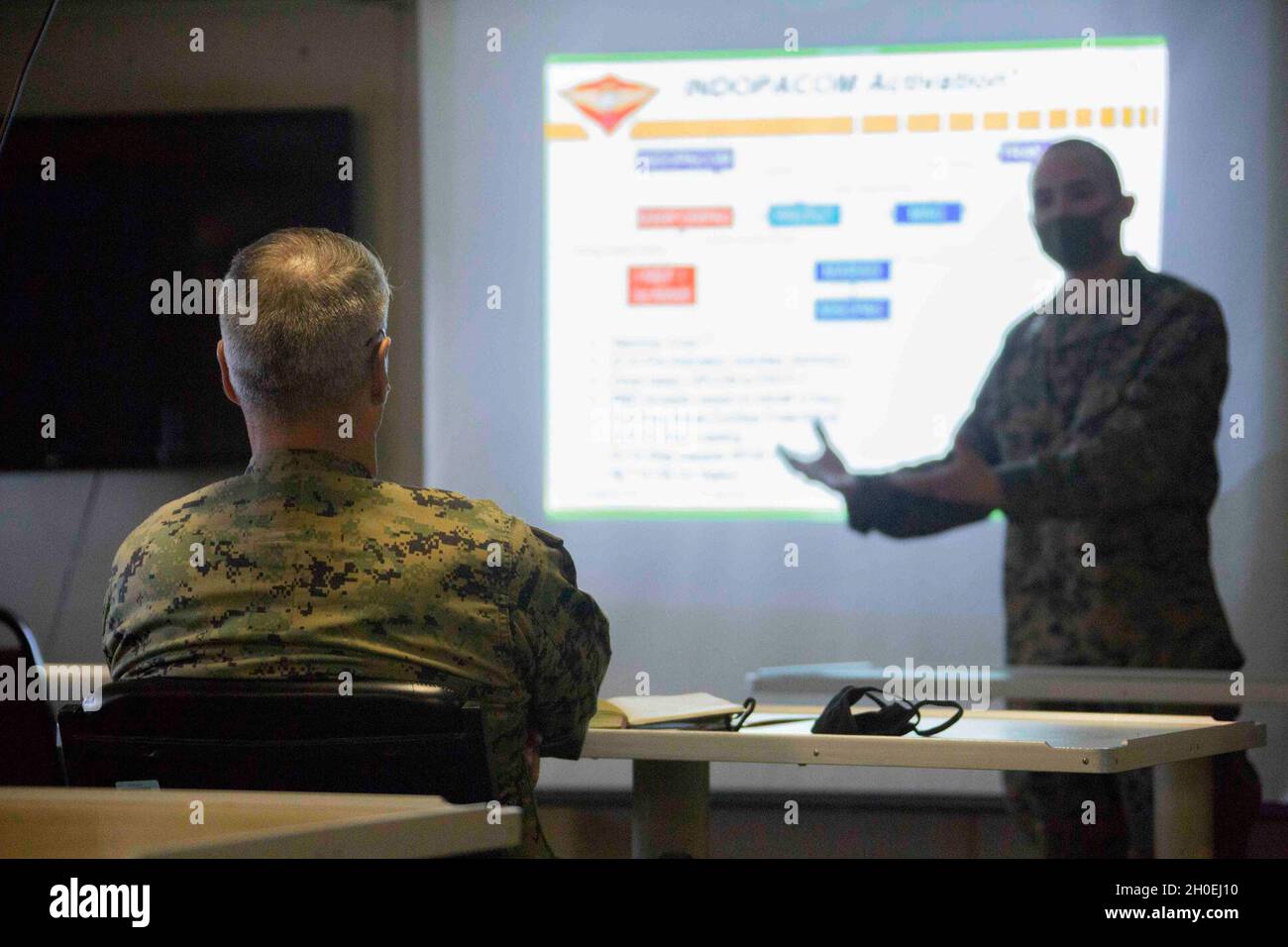 U.S. Marine Corps Maj. Gen. Christopher J. Mahoney, commanding officer ...