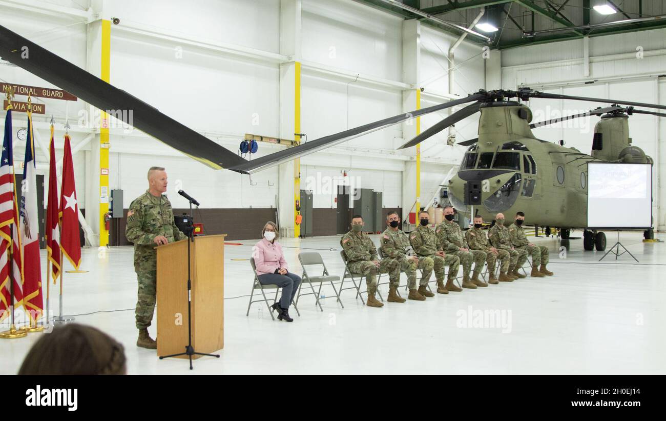 Lt. Gen. Thomas James, Commanding General of First Army, spoke directly ...