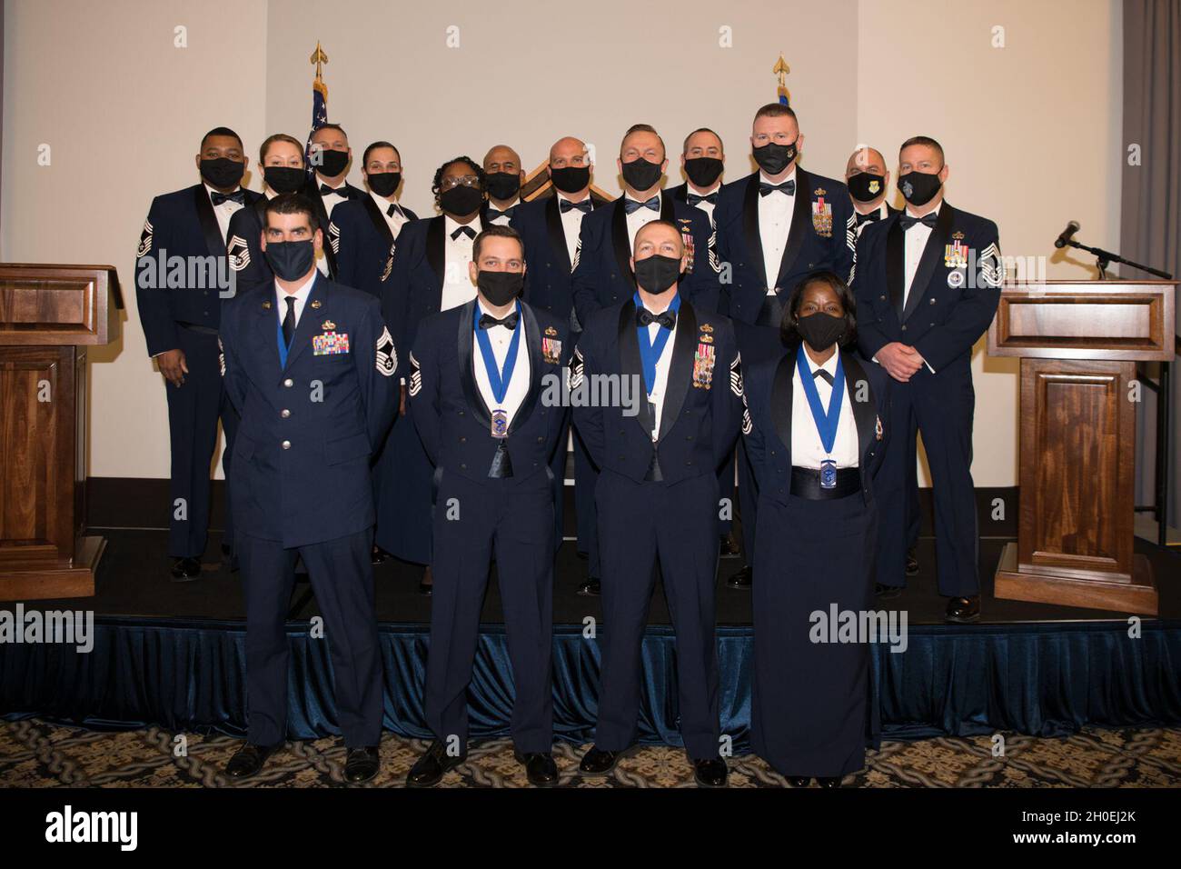 At the conclusion of the 2021 chief master sergeant induction ceremony ...