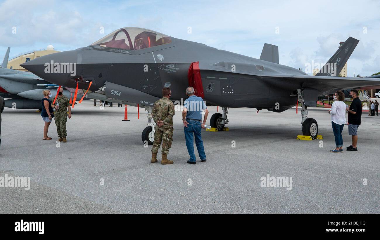 U.S. Air Force Staff Sgt. Andrew Pranger, speaks with James Adkins ...