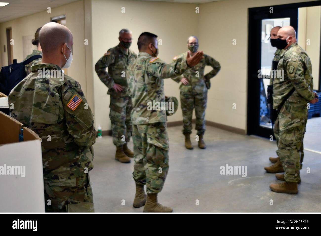 1st Lt. Juan Mendoza, officer in charge, Operational Readiness-Mission ...
