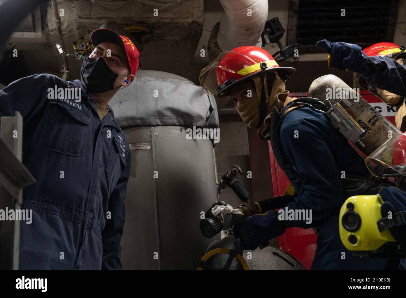 210213-N-FO865-3148 GULF OF OMAN (Feb. 13, 2021) –U.S. Navy Damage ...