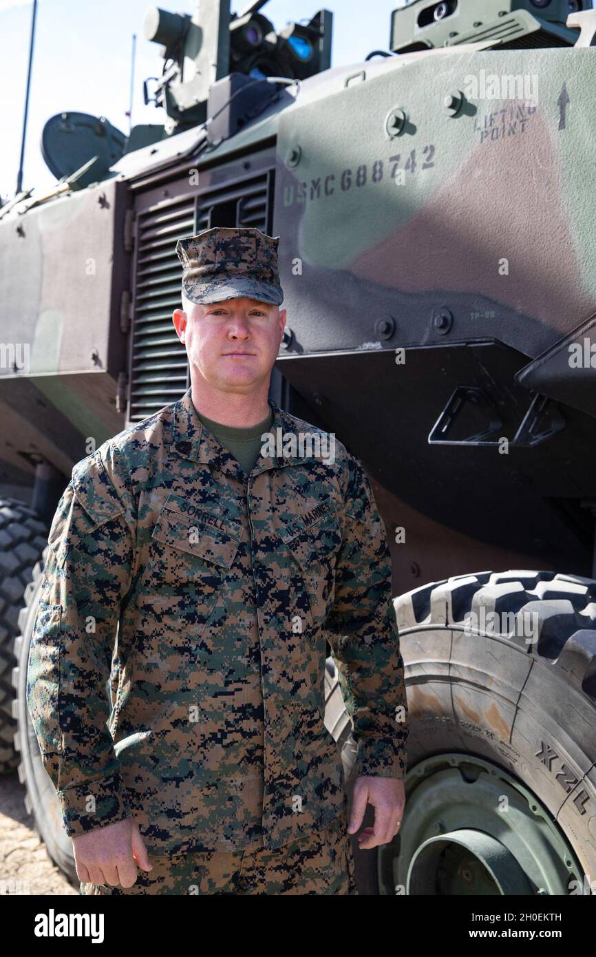 U.S. Marine Gunnery Sgt. Christopher Sorrell, the assistant operations ...
