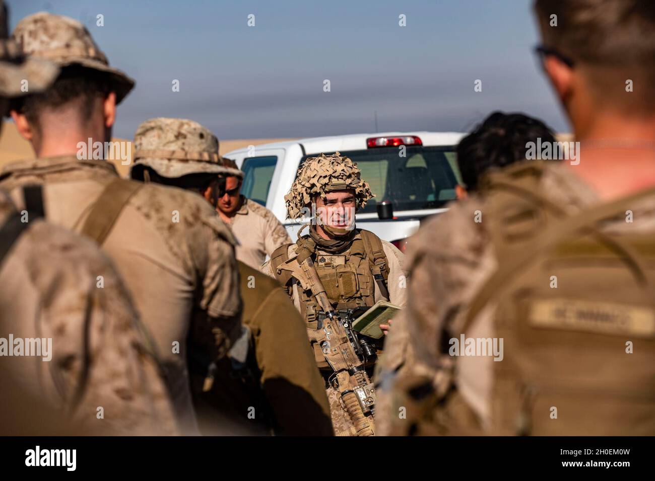 U.S. Marine Corps Sgt. Travis McKinney, a rifleman with Light Armored ...