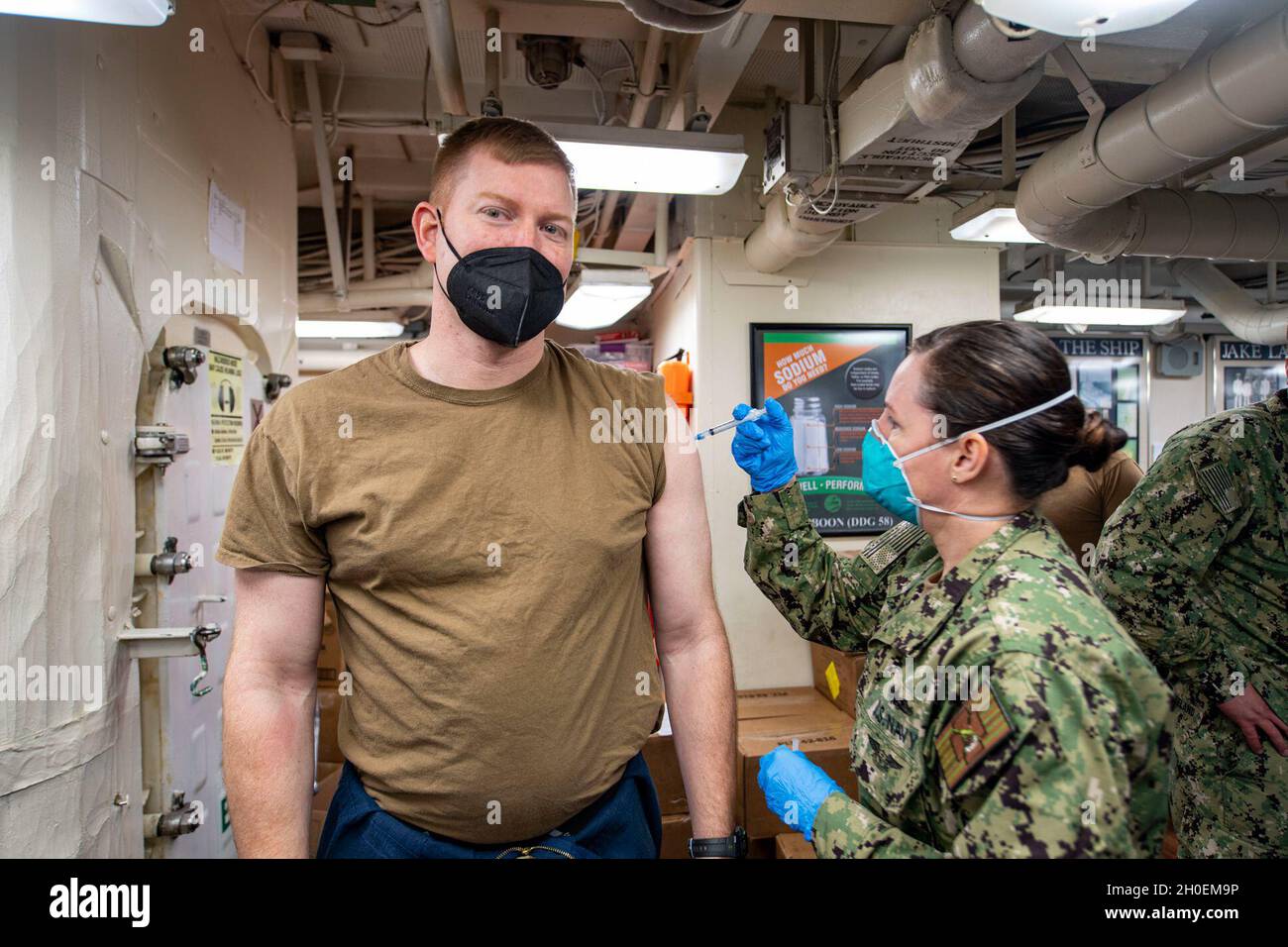 YORKTOWN, Va. (Feb. 15, 2021) – Cmdr. Charles Spivey, commanding ...