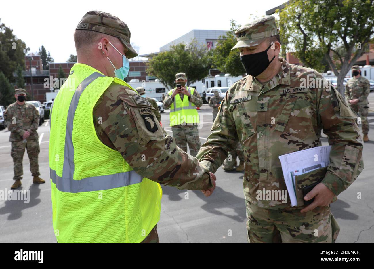 U.S. Army Maj. Gen. Pablo Estrada Jr., commander of 46th Military ...