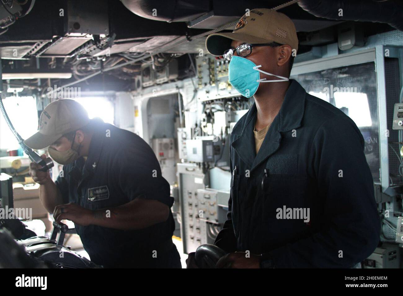 210215-N-N3764-9010 CARIBBEAN SEA (Feb. 15, 2021) Boatswain’s Mate 2nd ...