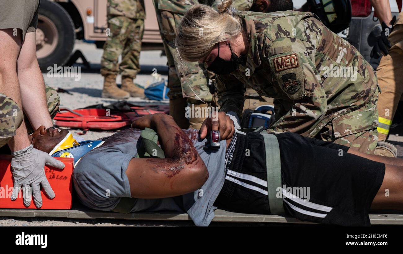 Airmen assigned to the 386th Expeditionary Medical Group and Civil ...