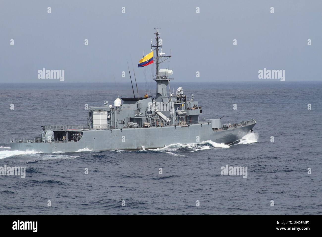 210215-N-N3764-079 CARIBBEAN SEA (Feb. 15, 2021) The Colombian naval ...