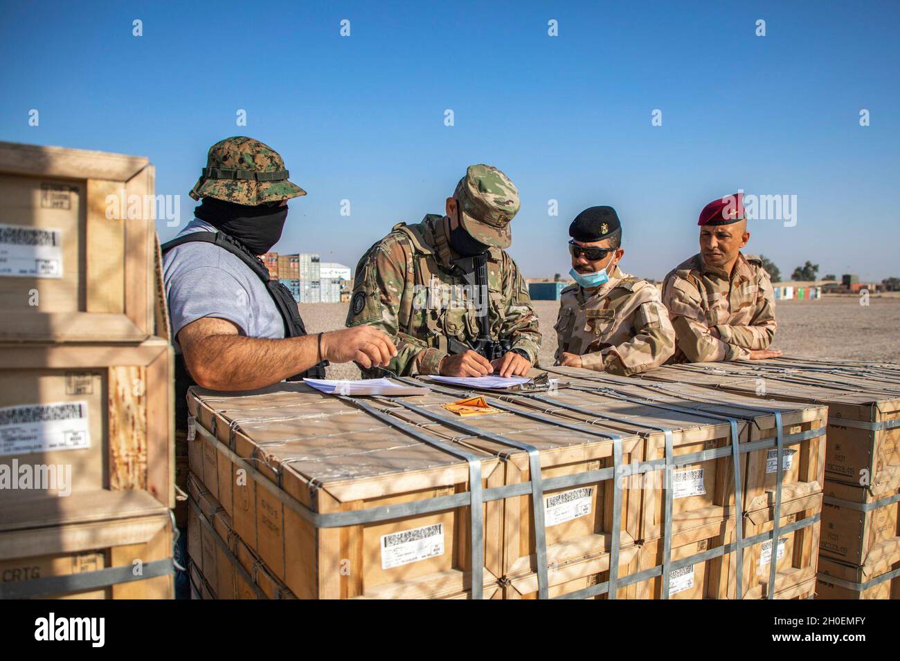 Iraqi security forces received military equipment totaling almost ...