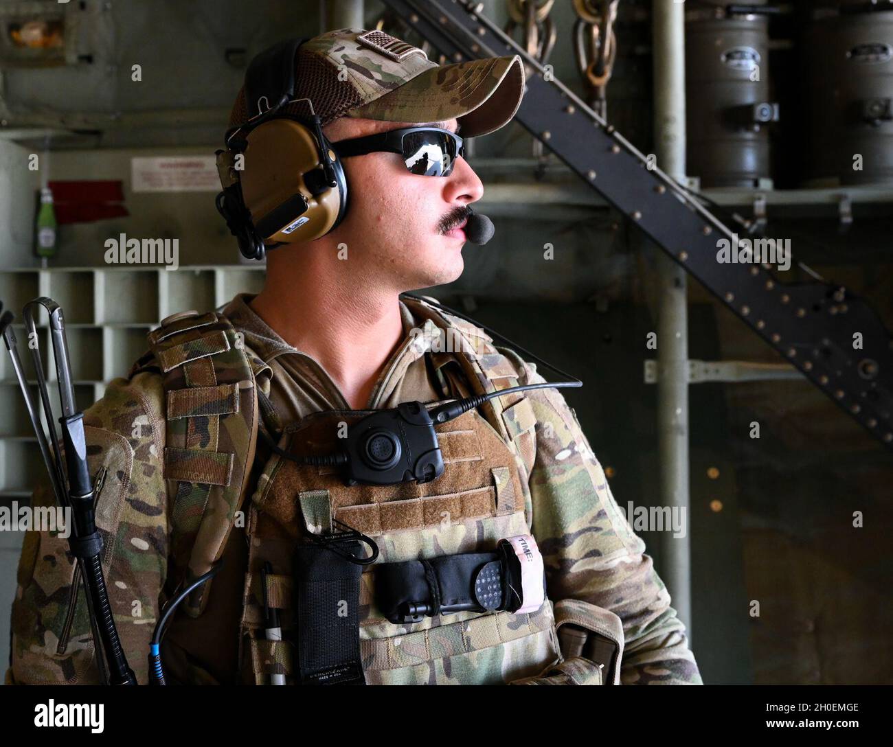 U.S. Air Force Staff Sgt. Michael Flores, Fly Away security team (FAST ...