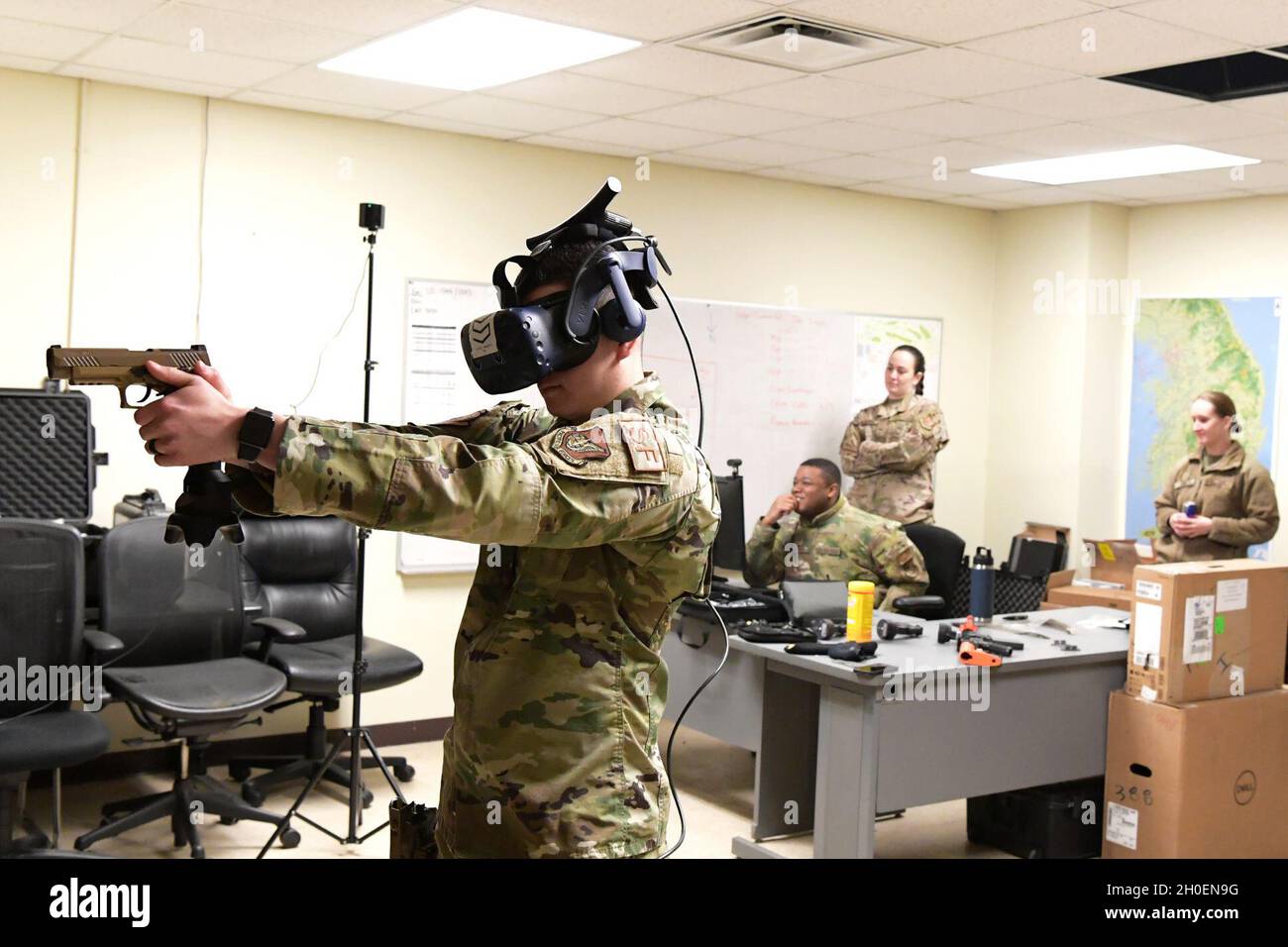 Senior Airman Jacob Ayala, 51st Security Forces Squadron military ...