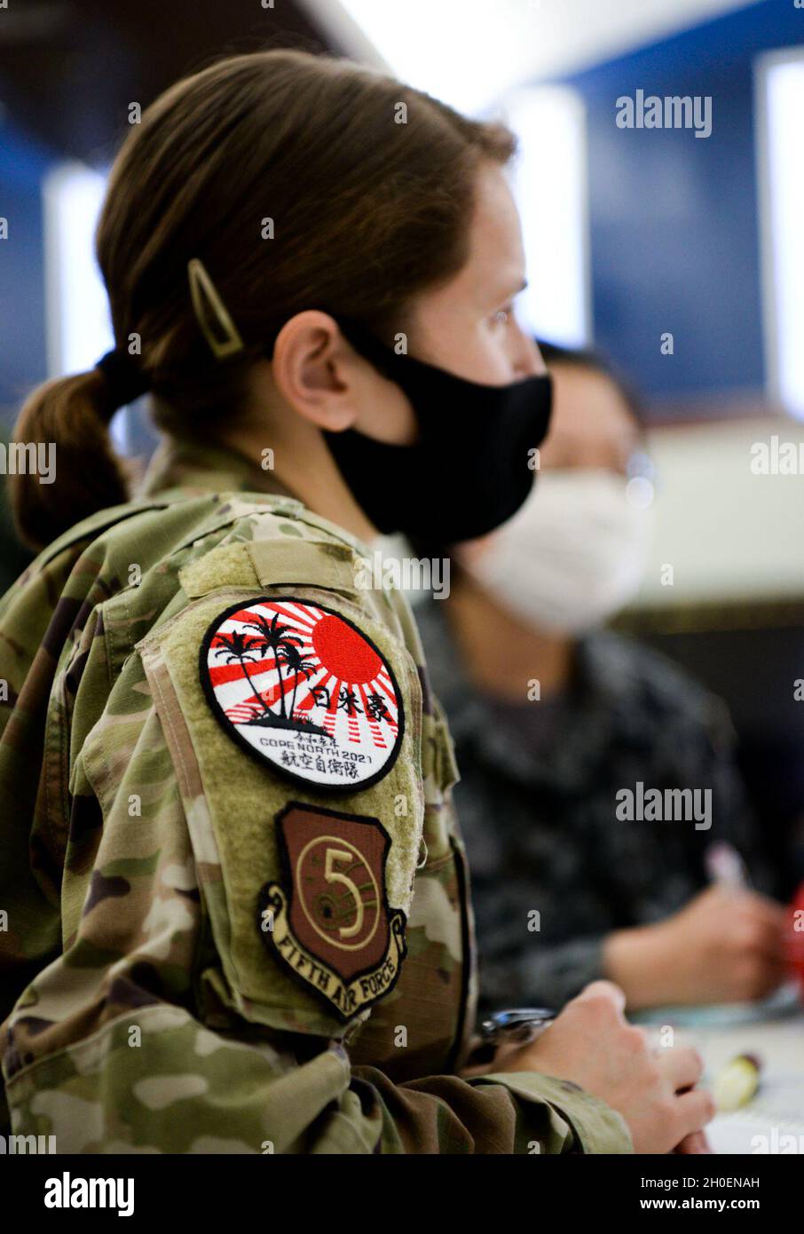 U.S. Air Force Maj. Brittany Morreale, the 5th Air Force A5 division ...