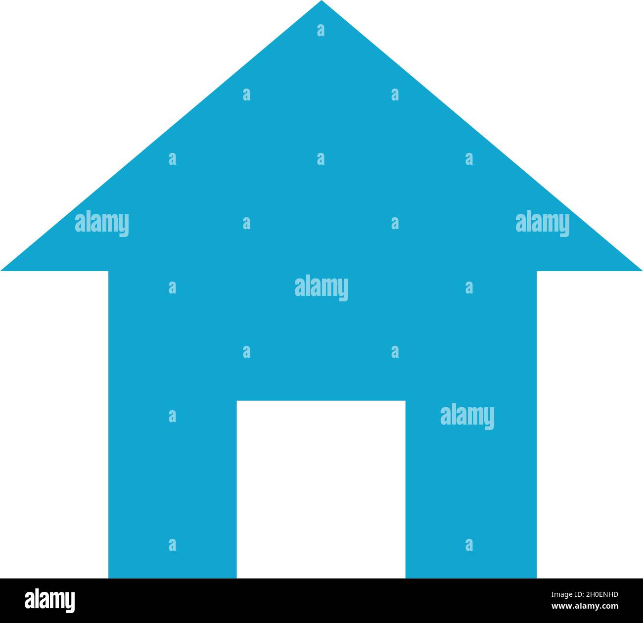 house shape icon on white background Stock Vector Image & Art - Alamy