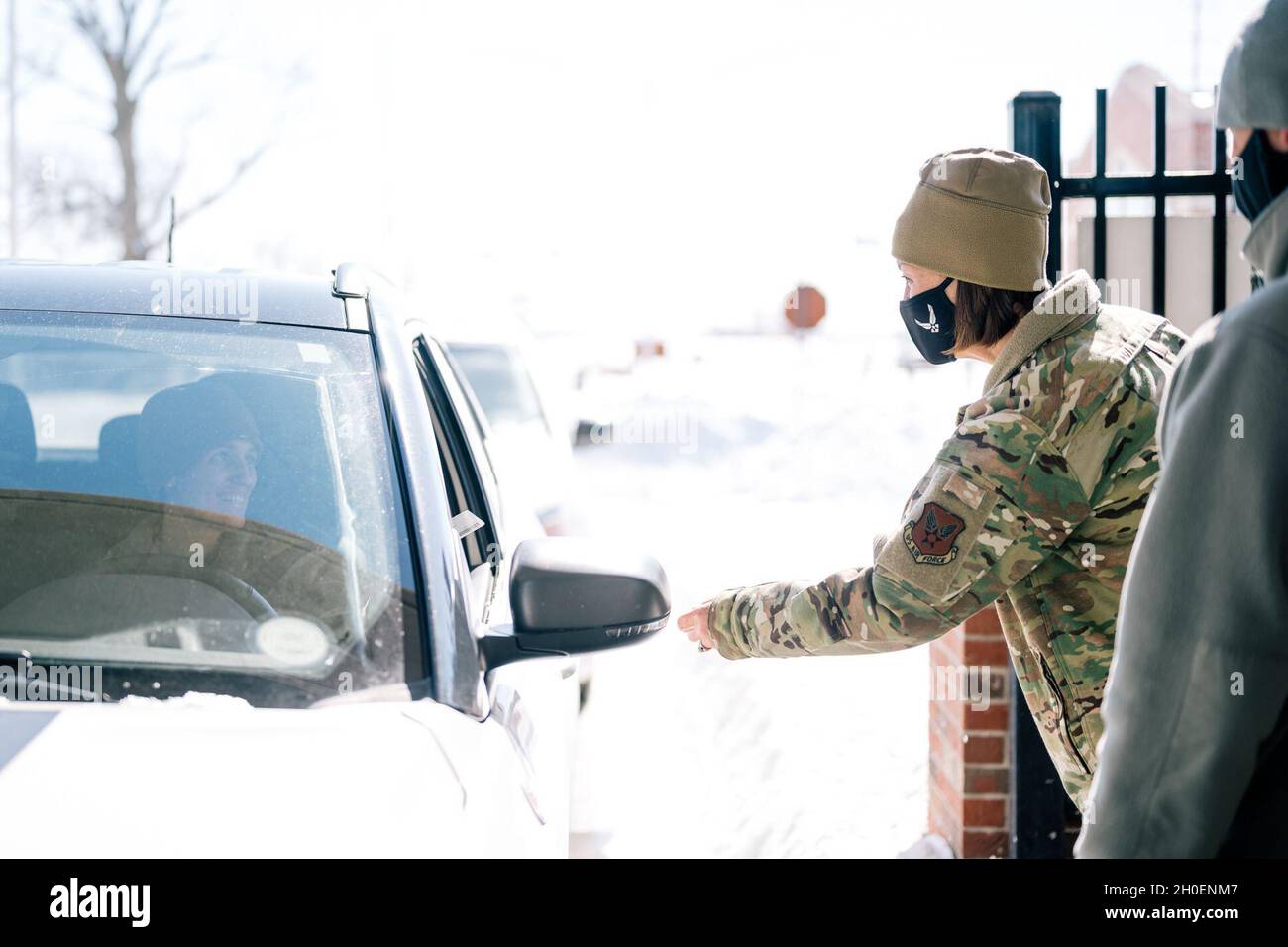 Chief Master Sergeant of the Air Force JoAnne Bass preforms gate ...