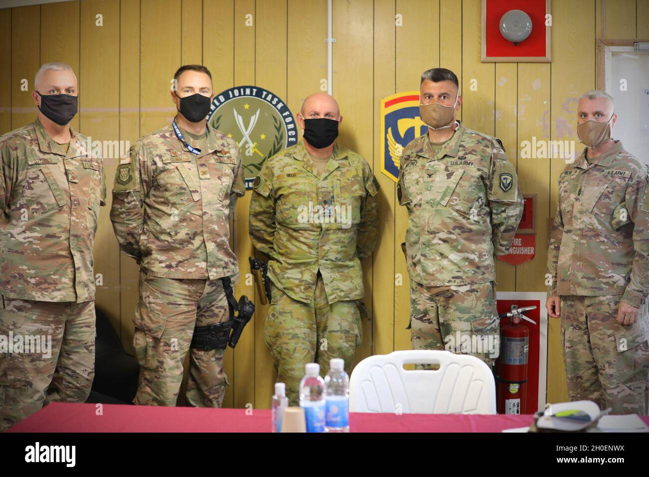 U.S. Army Col. Robert M. Martinez, commander, Al Asad Air Base and the ...