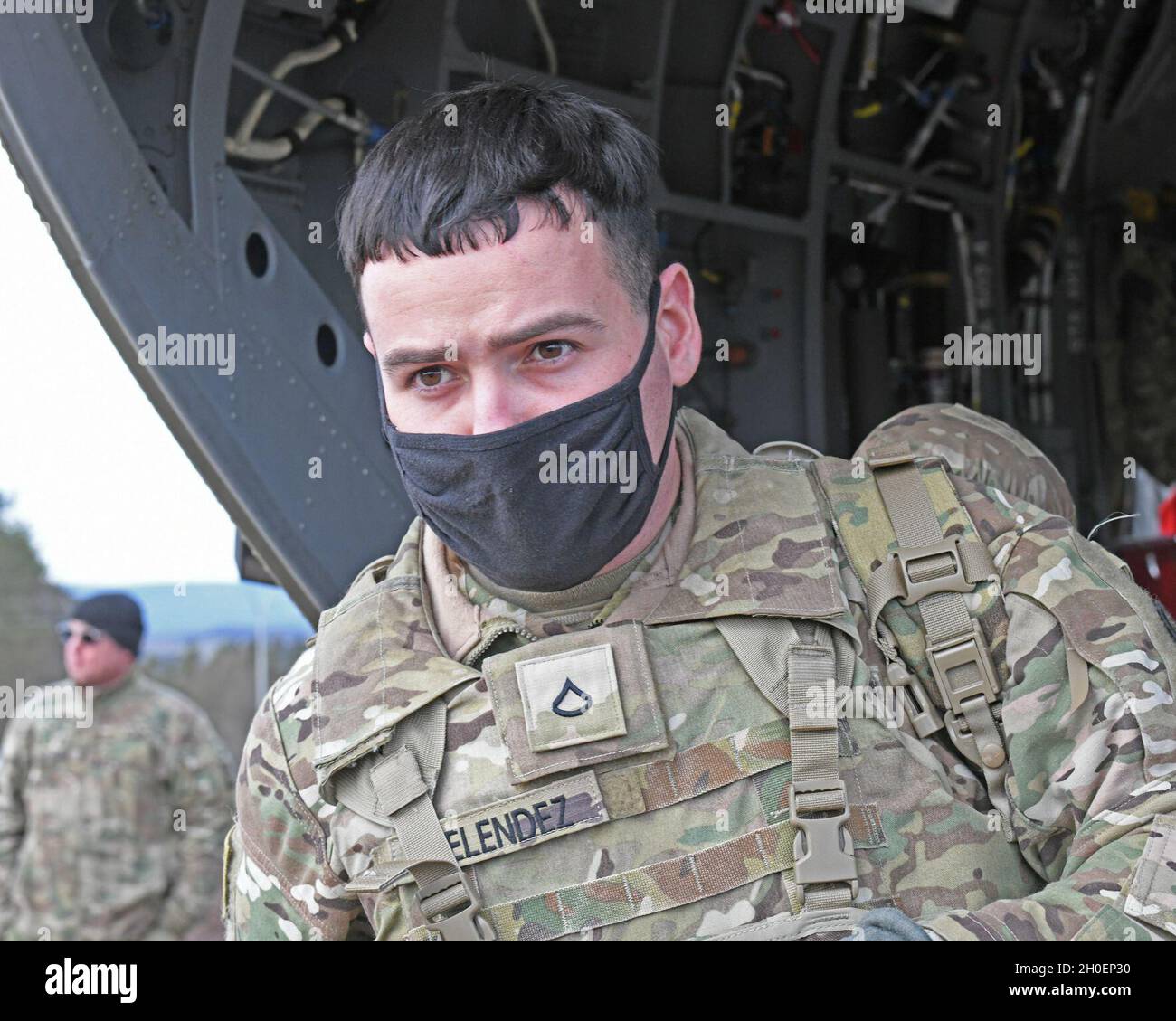Pvt. 1st Class Melendez with the 12th Combat Aviation Brigade (12th CAB ...