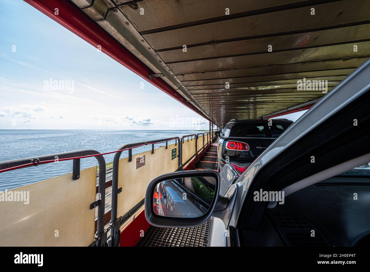 On the Car Train to Sylt, Germany Stock Photo - Alamy