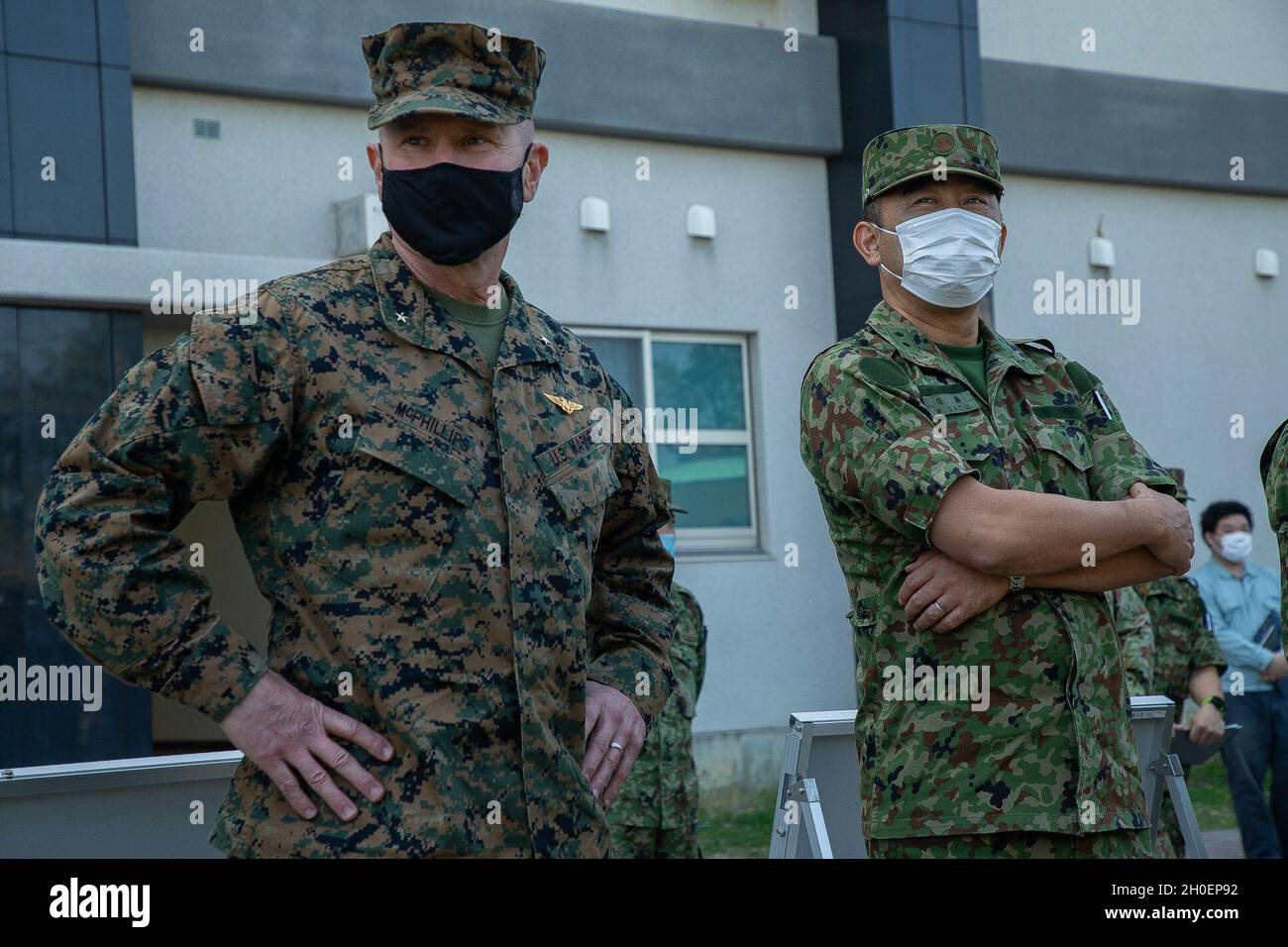 U.S. Marine Corps Brig. Gen. Chris McPhillips Commanding General of 1st ...
