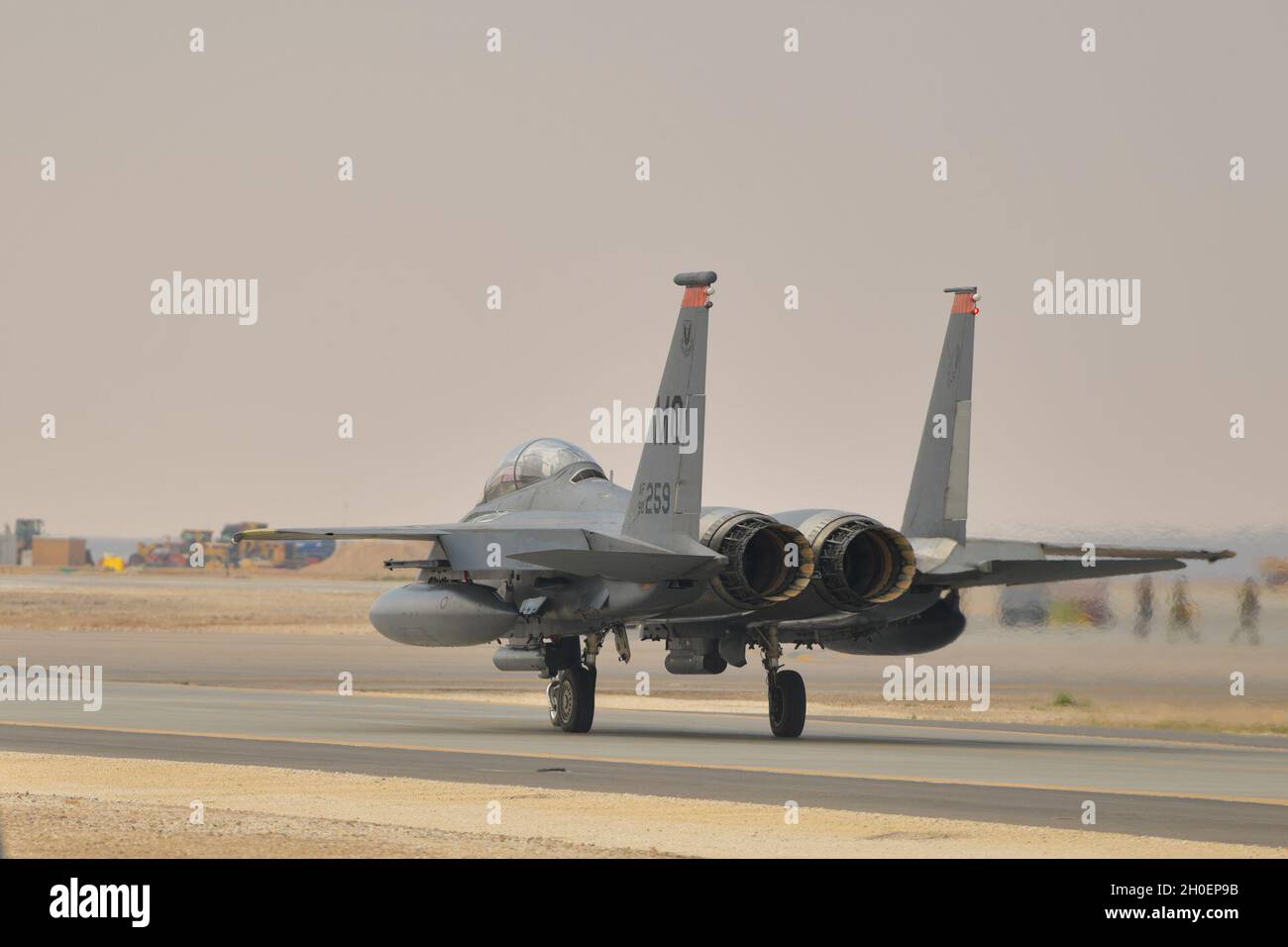 Weapon Systems Officer Capt. Lacie Hester prepares to take off in her ...